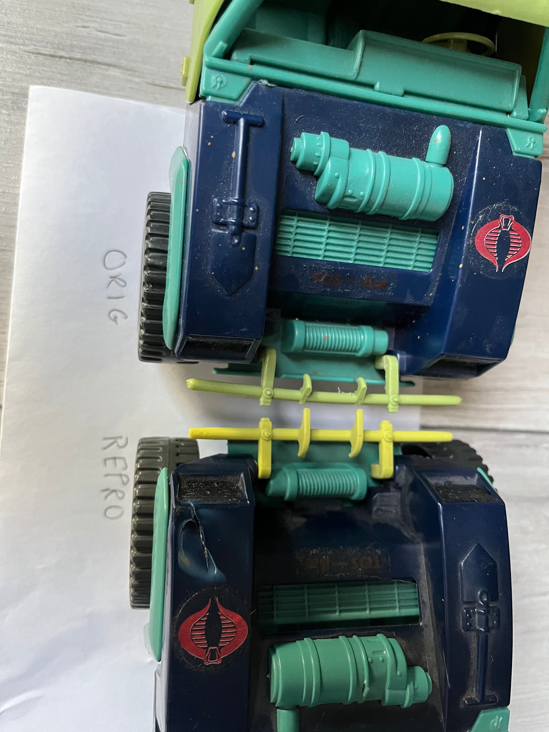 Gi Joe Ground Assault/ Stinger Front Bumper 3d Printed Custom ...