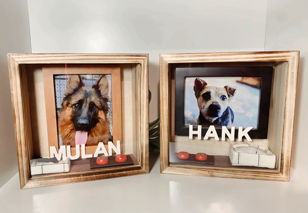 Cat Memorial Gift, Dog Memorial Frame With Photo, Sympathy for Loss of ...