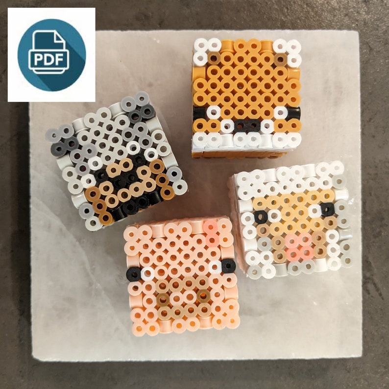 NEW Digital: Minecraft Inspired Animal Cubes Pattern Guide 4 - Etsy