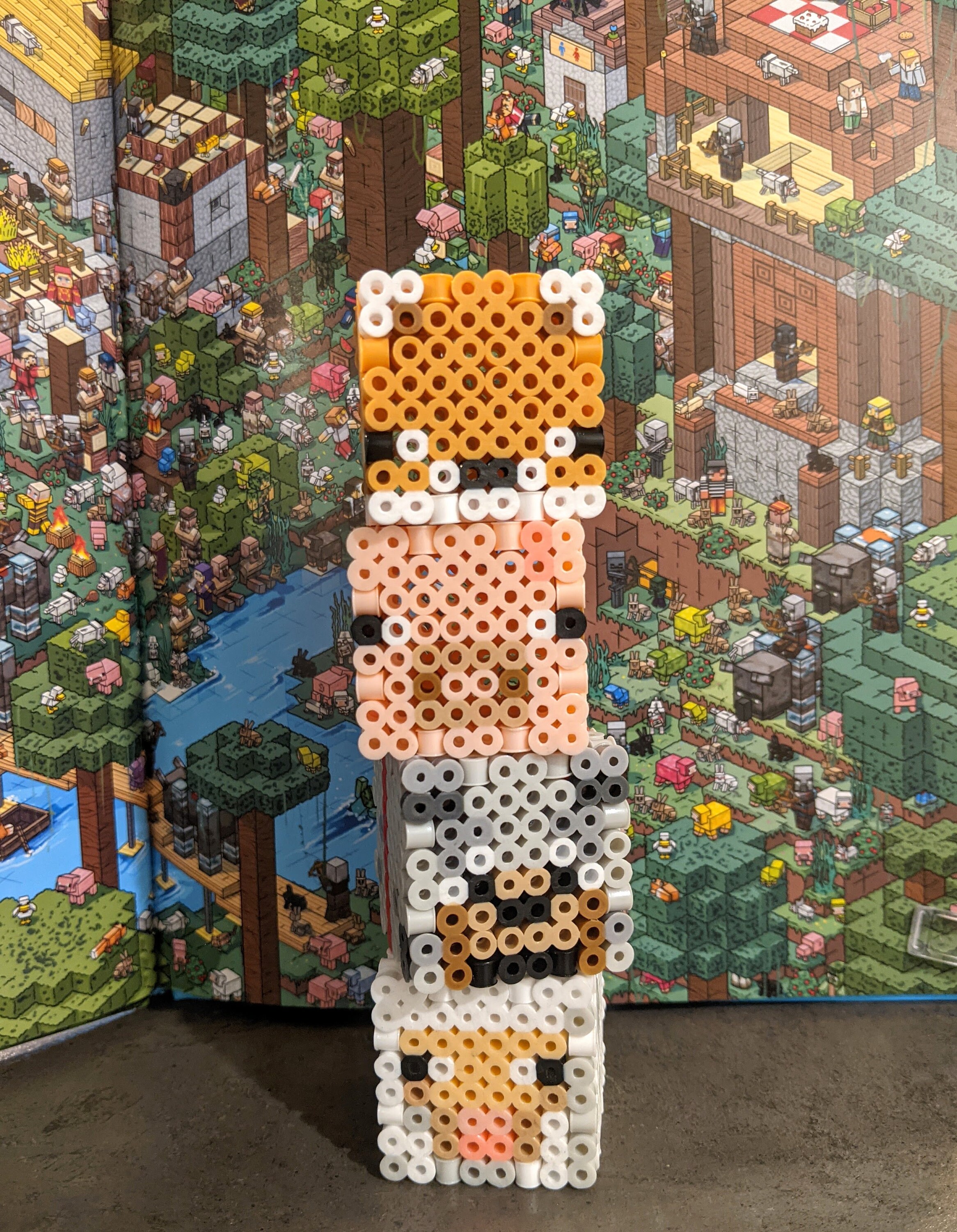 NEW Digital: Minecraft Inspired Animal Cubes Pattern Guide 4 - Etsy