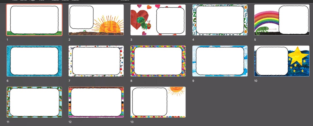 Eric Carle Inspired Google Slides – Classroom Presentation Template ...