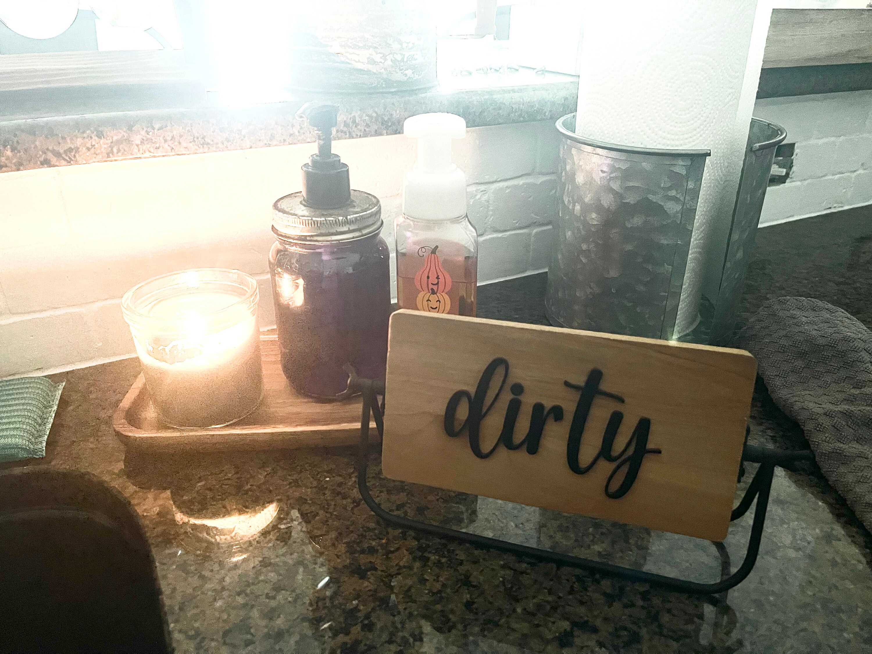 Dirty Clean Dishes Signs Farmhouse Inspired - Etsy