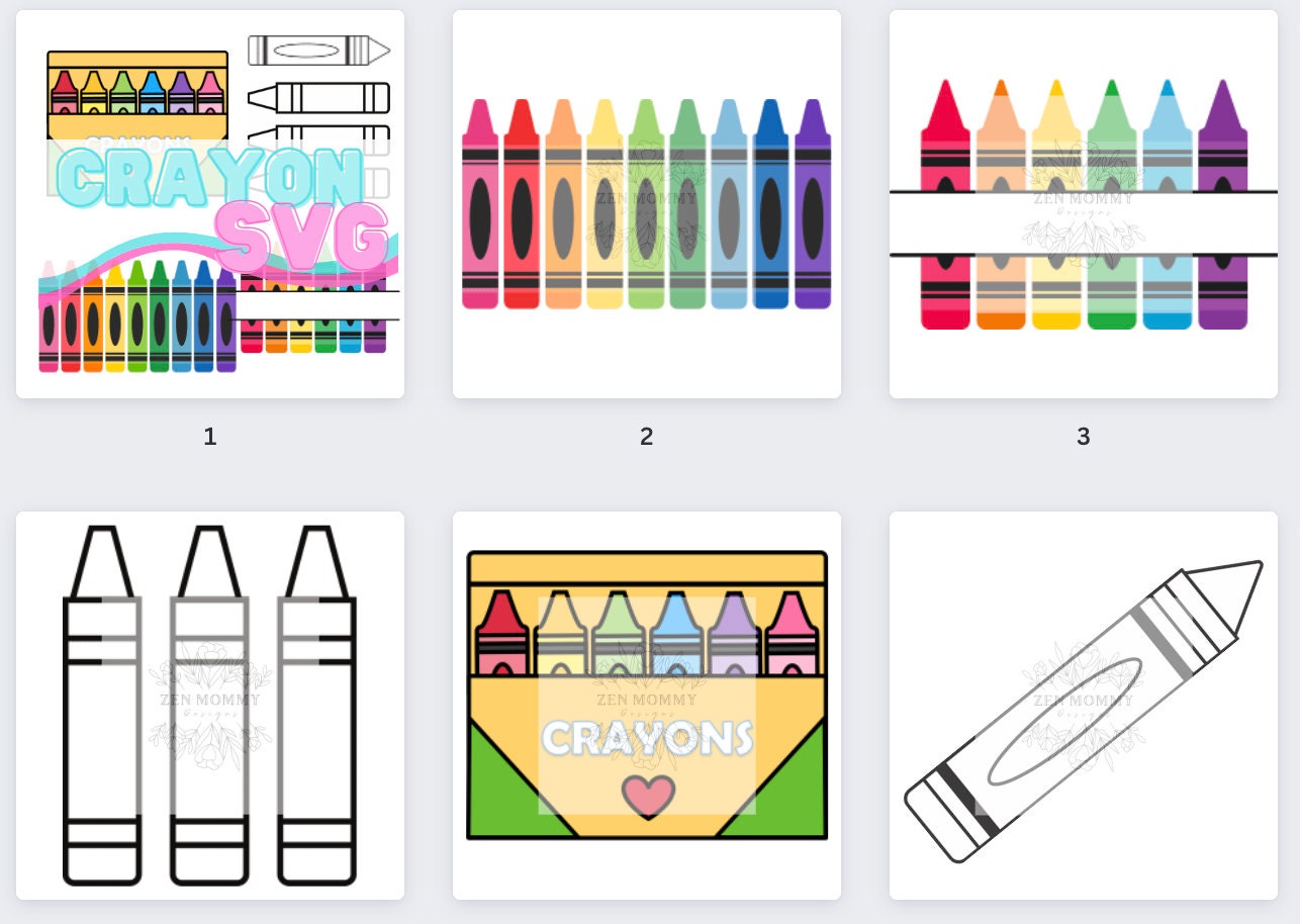 Crayon Crayola SVG Digital Download - Etsy