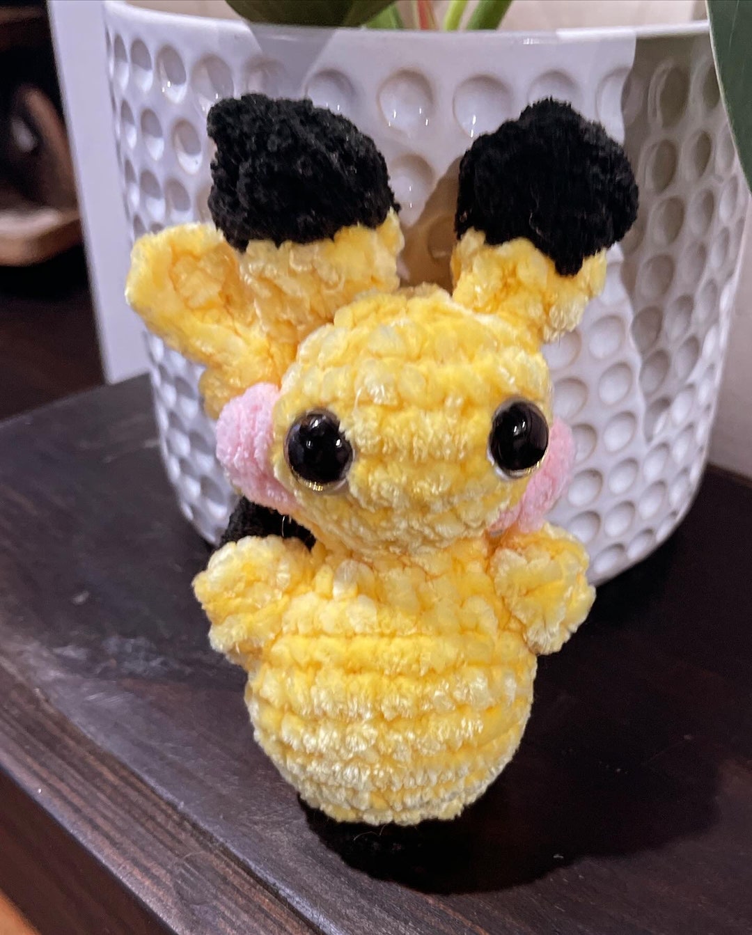 Crochet Amigurumi Pikachu Pokemon Inspired Stuffy - Etsy