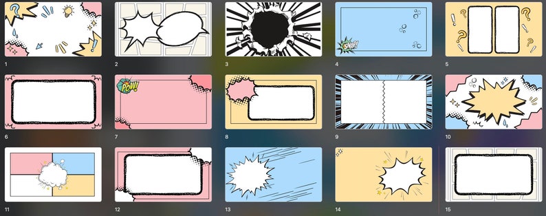 Comic Strip Super Hero Pastel Colors Themed Classroom Slides - Etsy