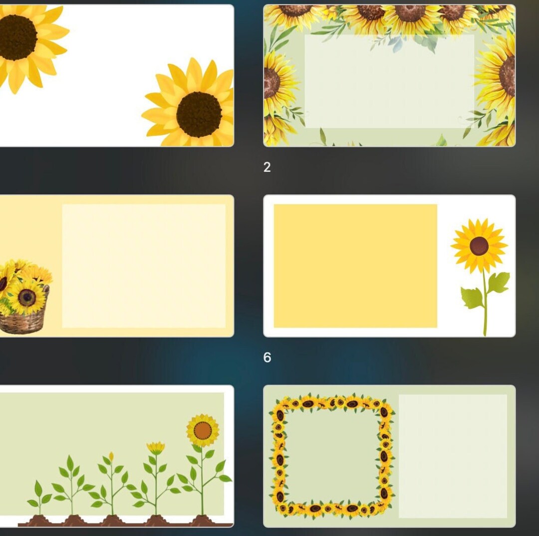 Sunflower Classroom Slides Template – Google Slides, Powerpoint ...
