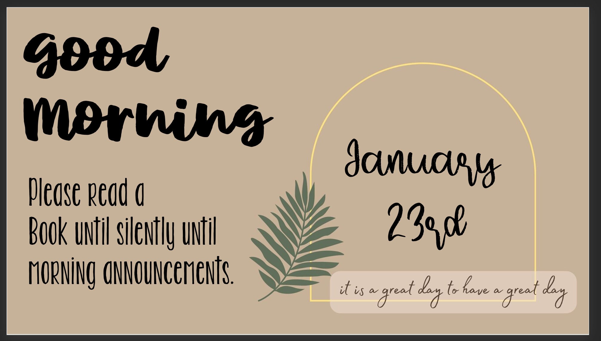 Boho Classroom Slides Powerpoint Classroom Slides Morning Meeting ...