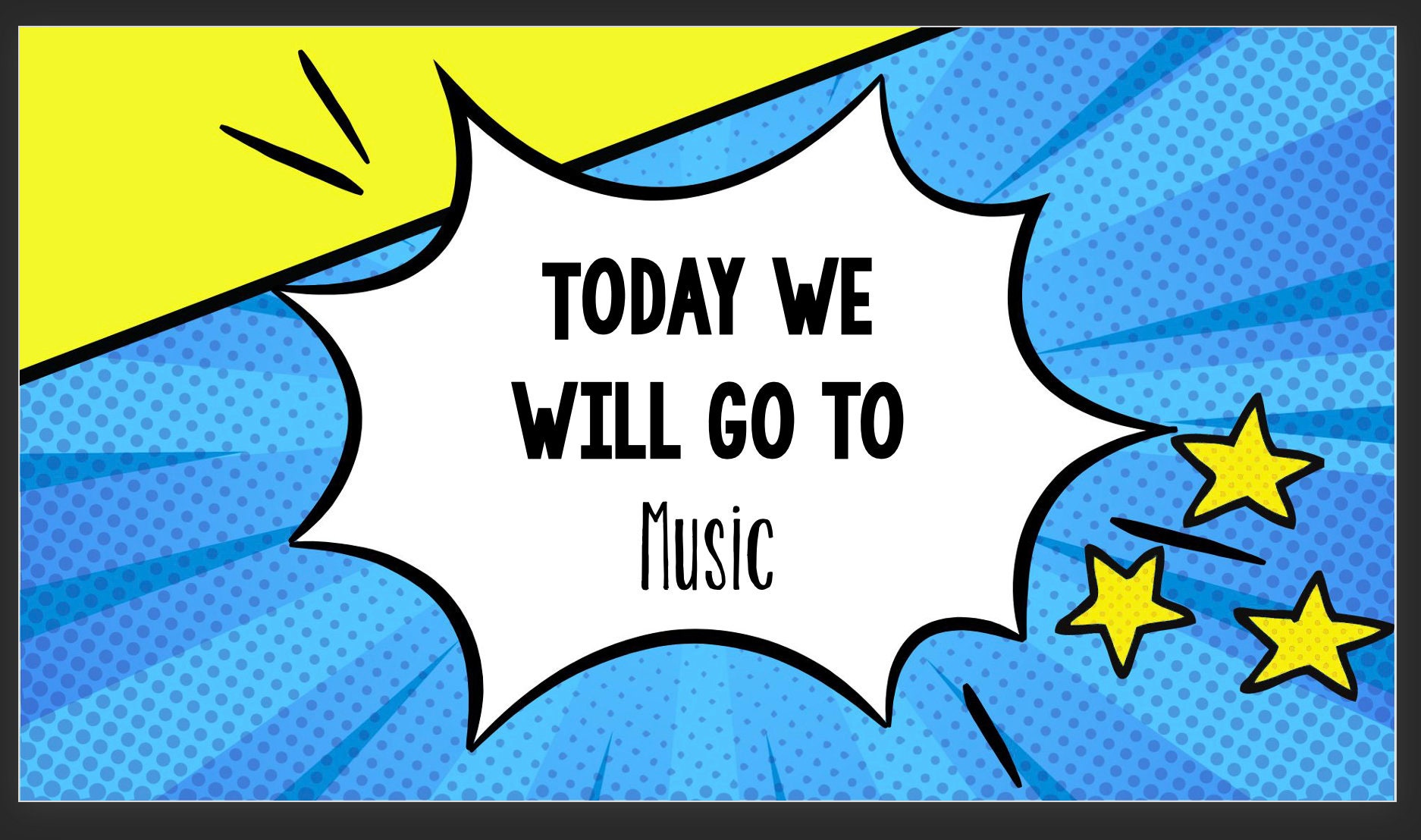 Comic Strip Super Hero Bright Colors Themed Classroom Slides Powerpoint ...