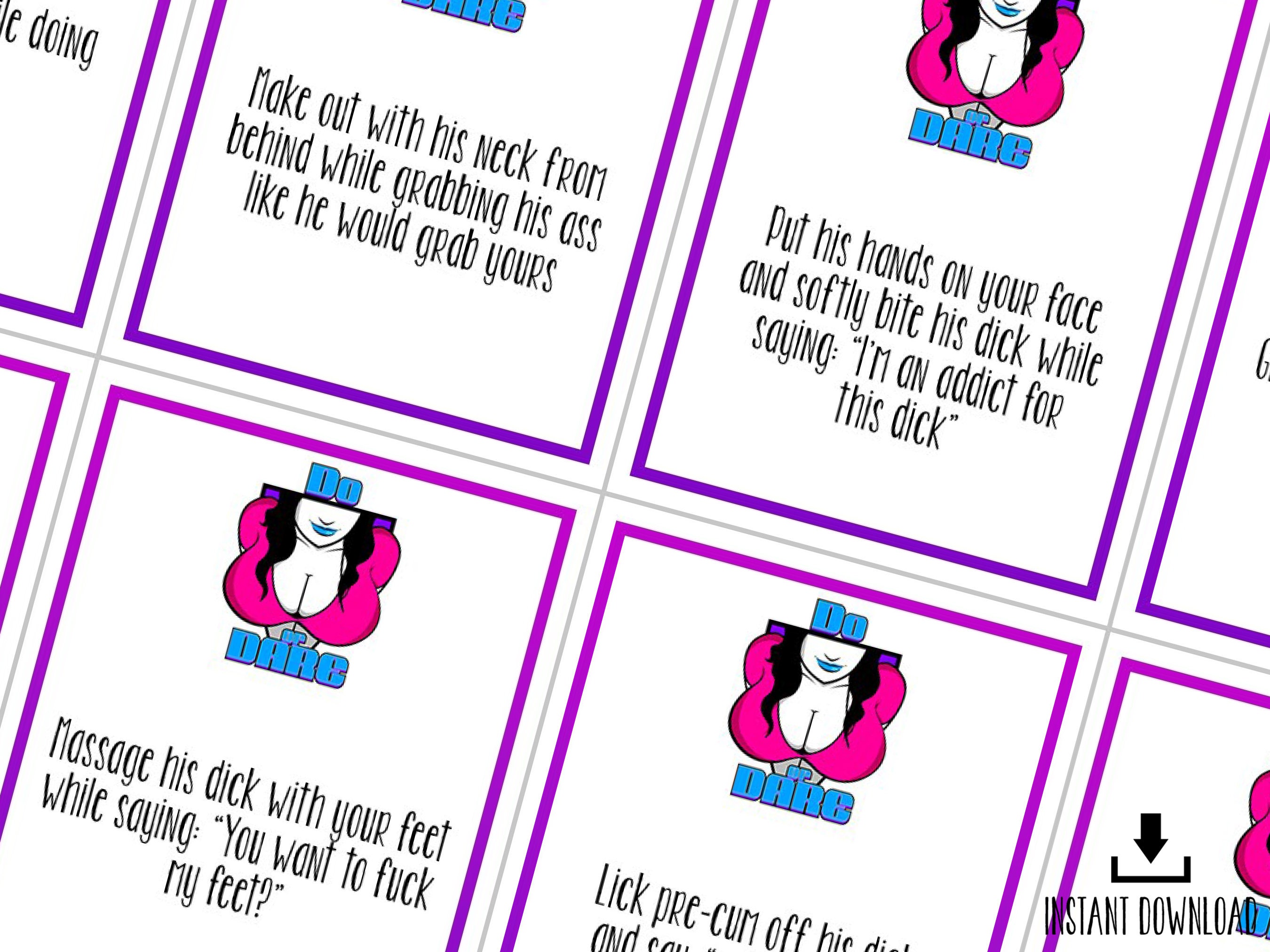 Do or Dare: A Sexy Foreplay Game for Couples - Etsy