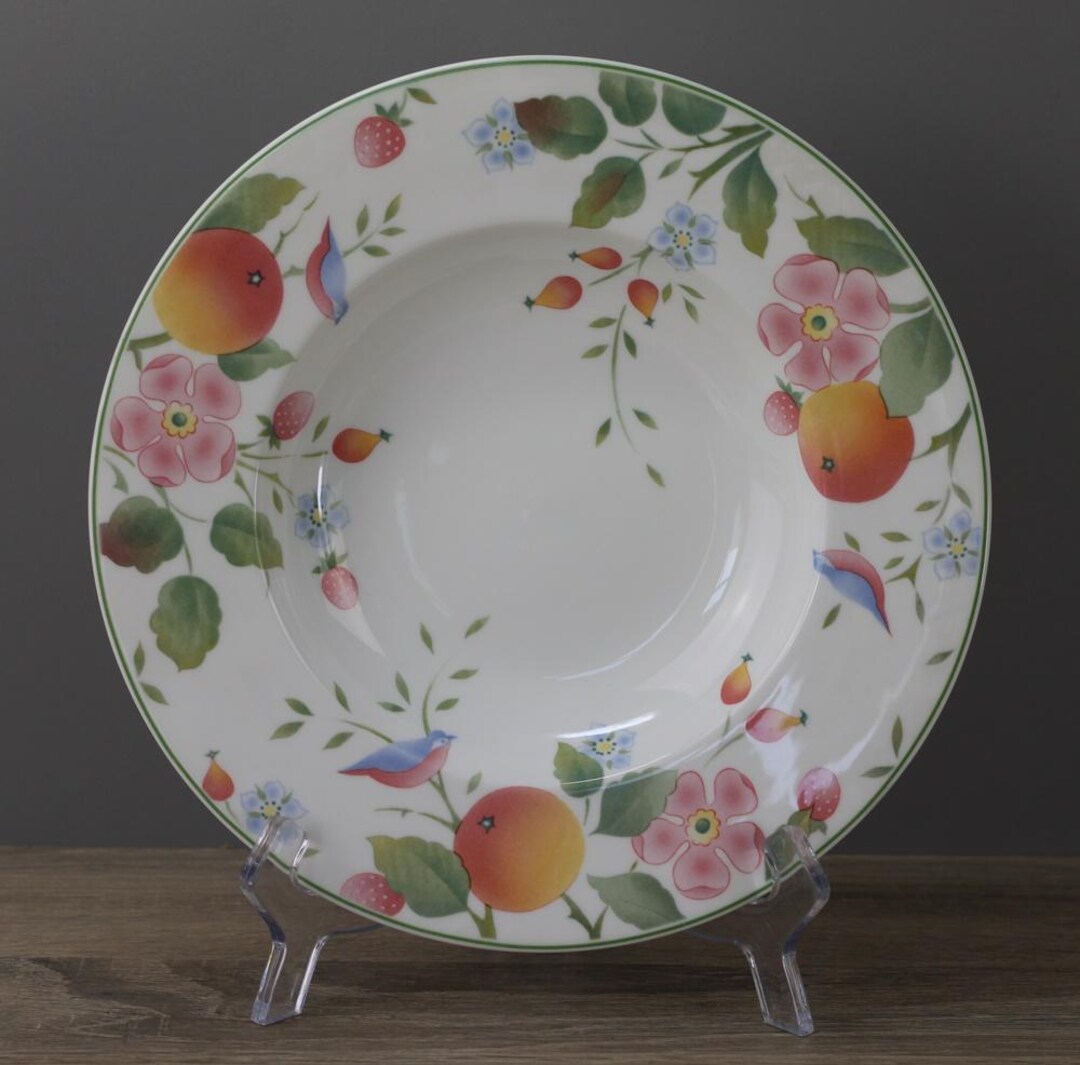 Villeroy & Boch GALLO Orangerie Soup Plate, Deep Plate, Approx. 24.5 Cm ...