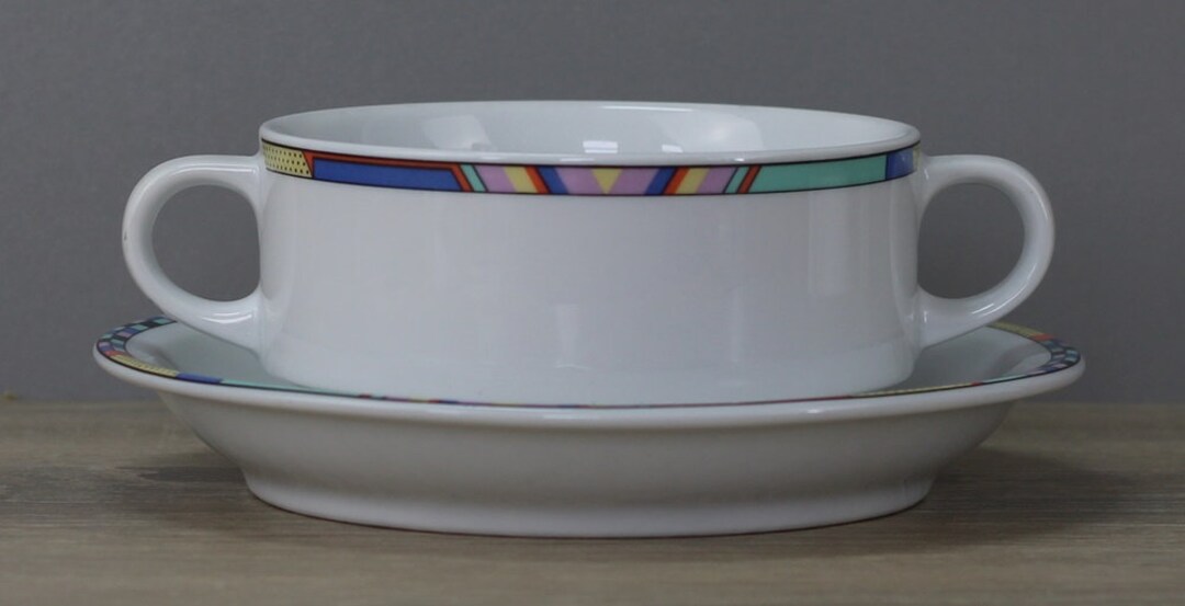 Seltmann Weiden Portofino Compact Soup Cup Cup With Saucer Underplate ...