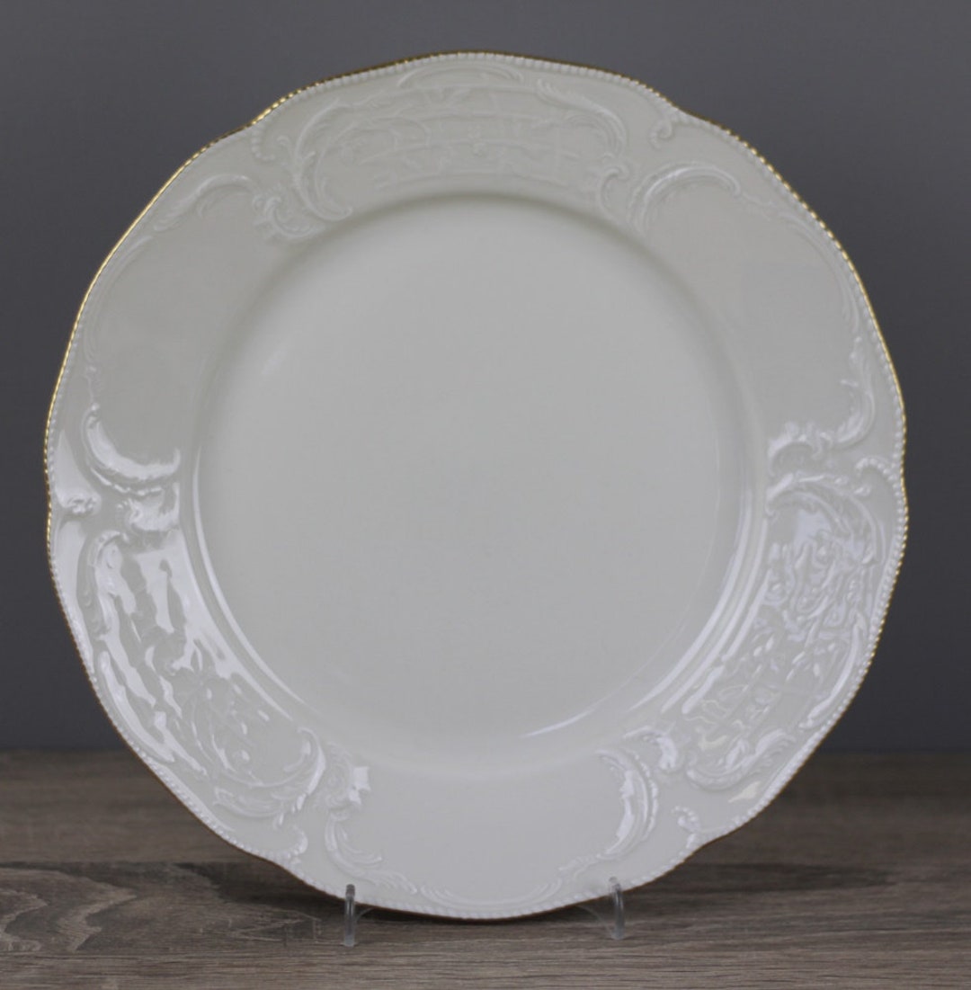 Rosenthal Sanssouci Elfenbein Goldrand Perlrand Speiseteller Teller 25,2 Cm V2 - Etsy