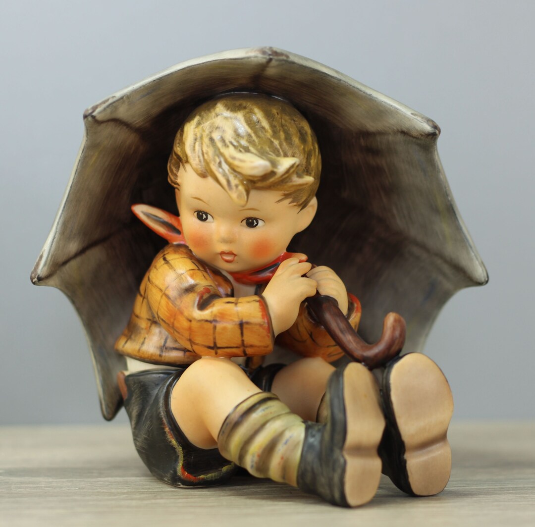 Goebel Hummel Figurine 152/0 152/OB 0B Safe Boy Umbrella Boy Height ...