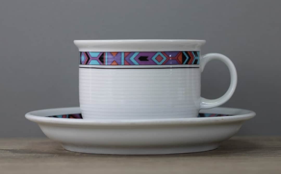 Thomas Trend Indiana Kaffeetasse Tasse Mit Untertasse/unterteller Höhe ...