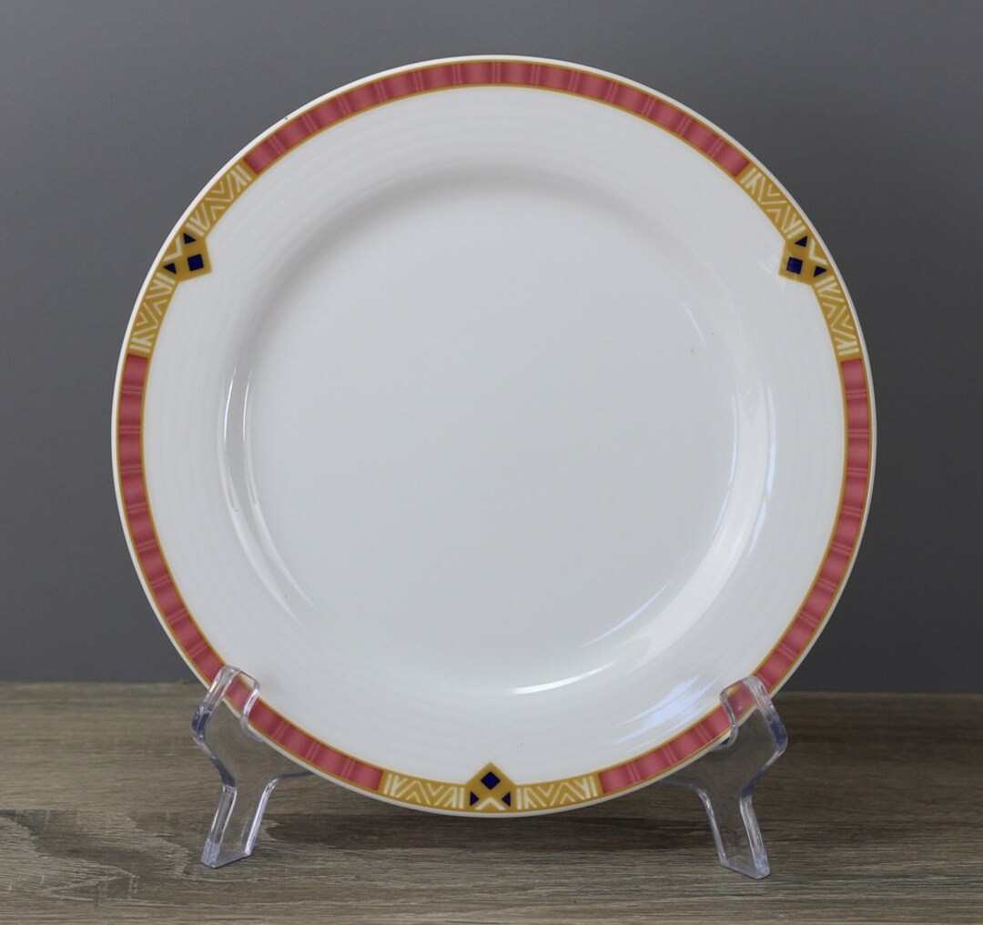 Villeroy & Boch Decor With Band Ochre Salmon Cake Plate Plate Ø 21 Cm ...