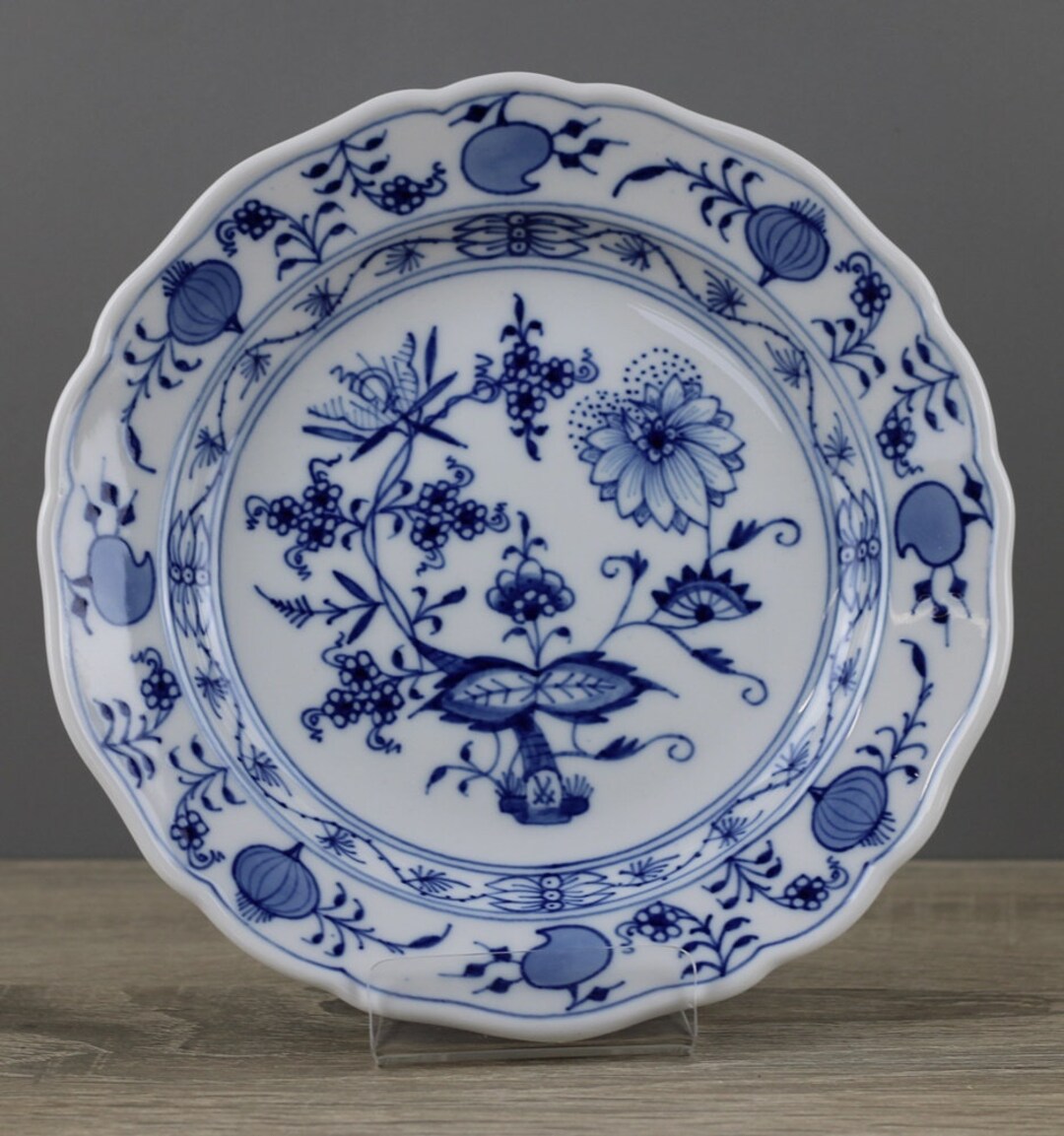 Meissen Meissen Onion Pattern Plate Cake Plate Ø 18.3 Cm 2 - Etsy