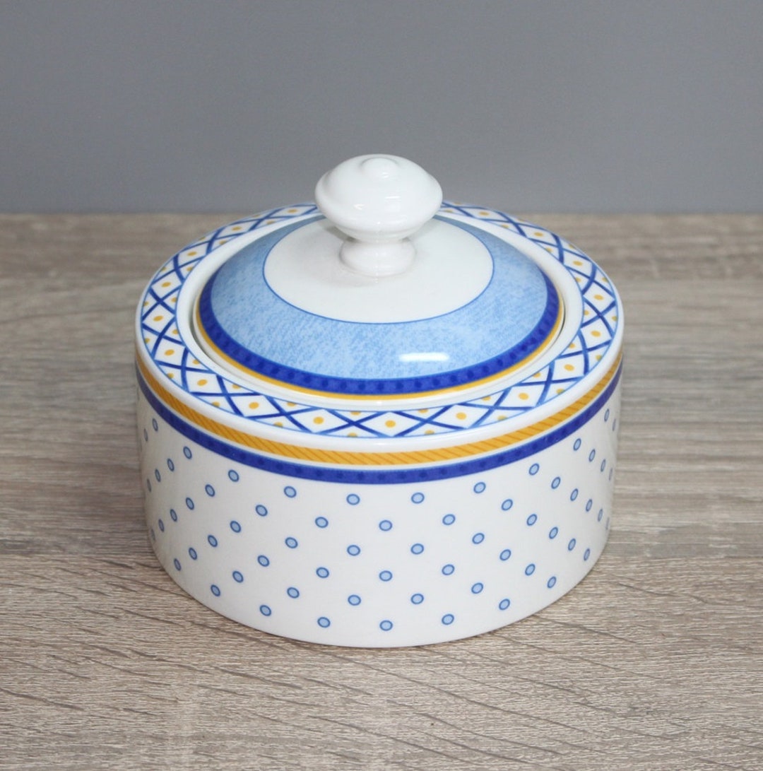 Villeroy & Boch Perpignan Sugar Bowl With Lid, Excellent Condition - Etsy