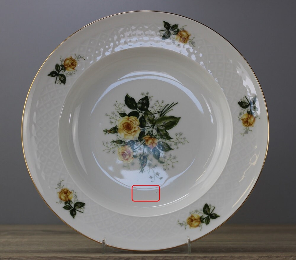 Seltmann Weiden Annabell Yellow Rose Soup Plate Deep Plate Height ...