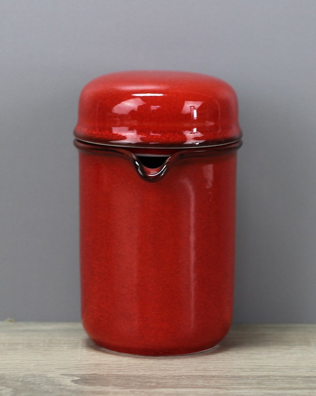 Thomas Scandic Red Milk Jug With Lid Cream Jug Height Approx. 11 Cm - Etsy