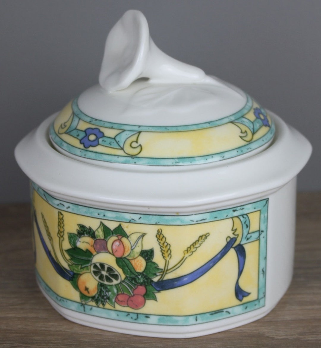 Villeroy & Boch Castellina Citta Campagna Zuckerdose Mit Deckel Höhe 11 ...