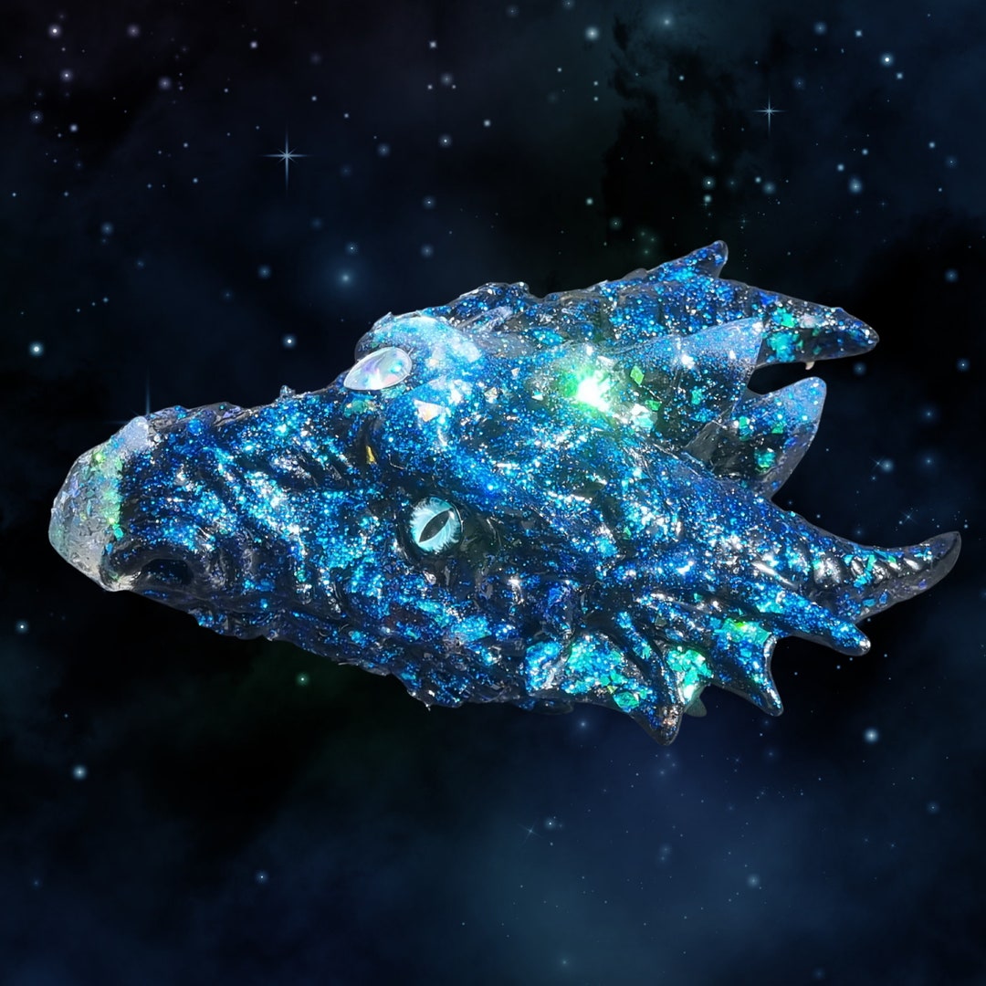 Galactic Resin Orgonite Dragon - Etsy