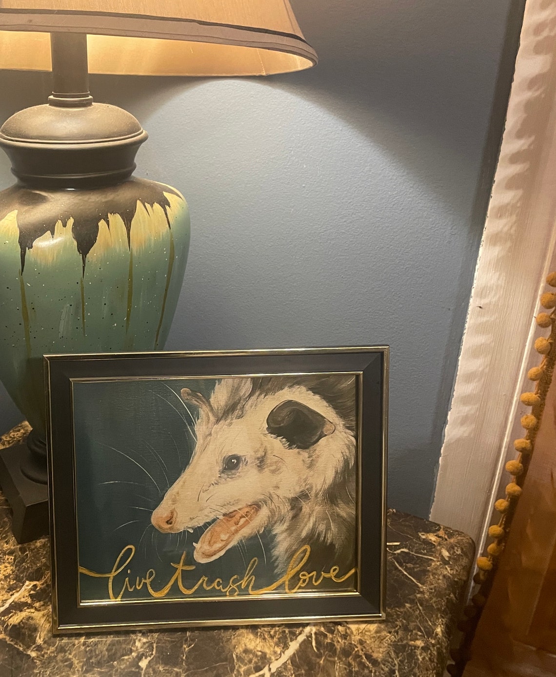 Unframed Possum Art Possum Art Live Laugh Love Live Laugh - Etsy