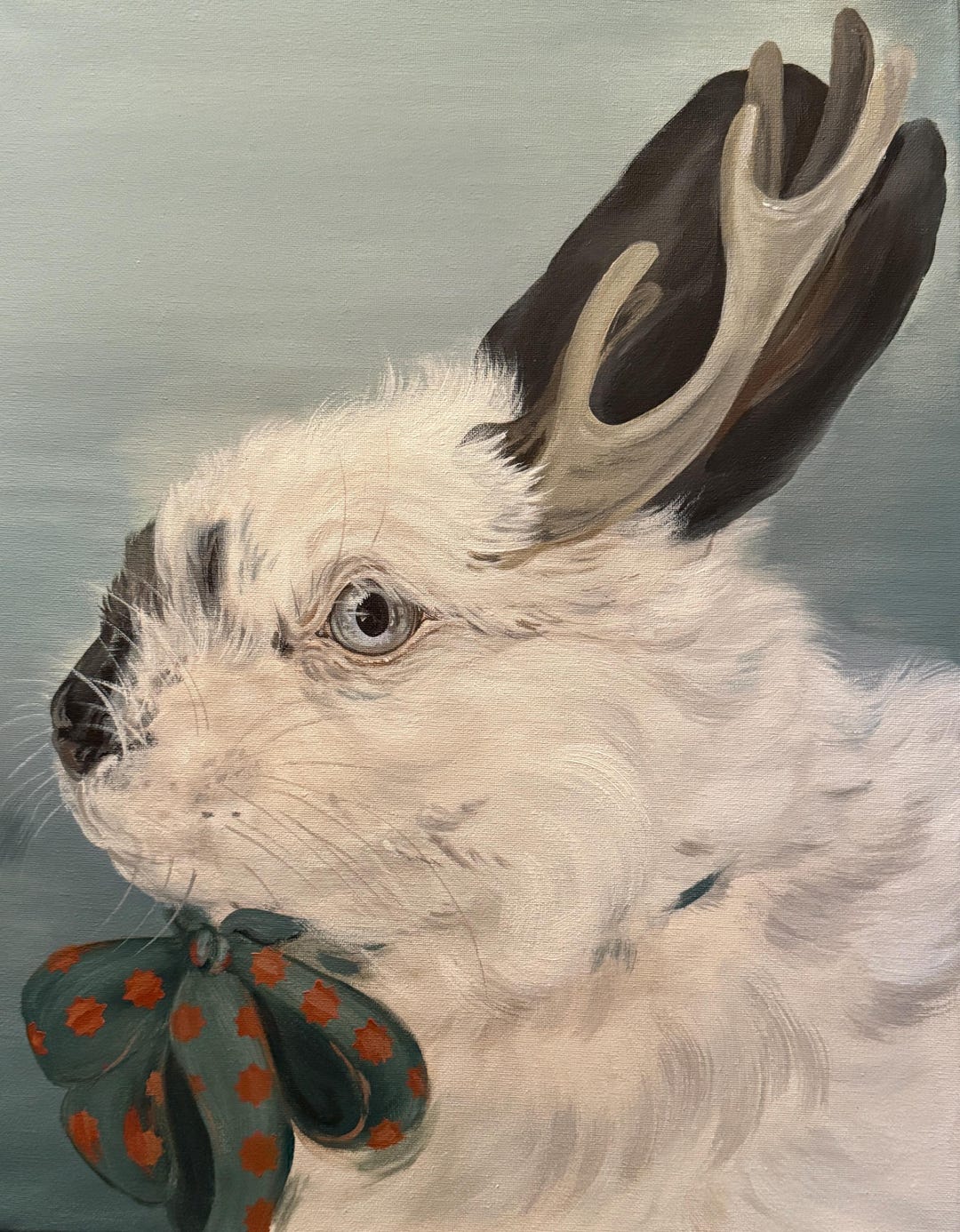 Original Jackalope Painting; Gift for Rabbit Lover, Witchy Decor ...