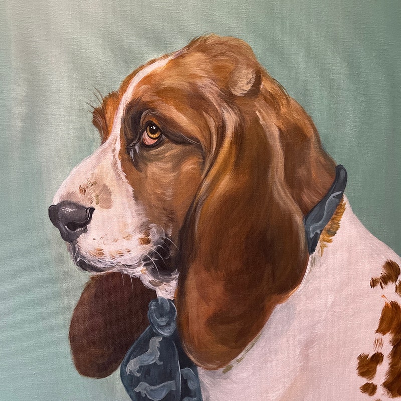 Basset Hound Print - Etsy