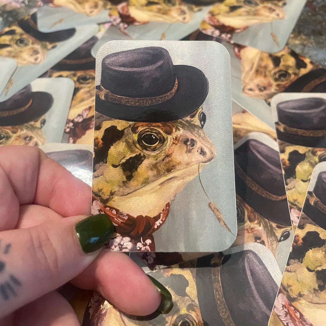 Frog Sticker, Frog Art, Stickers, Laptop Stickers, Stickers for ...