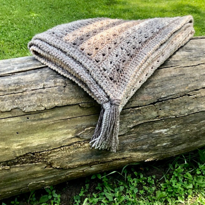 Cable and Cluster Crochet Afghan Pattern - Etsy