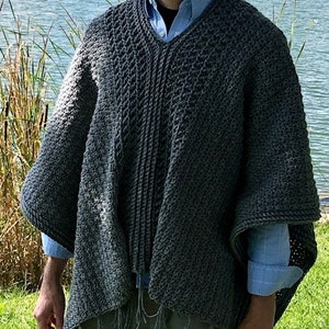 Saturday's Poncho Crochet Pattern - Etsy