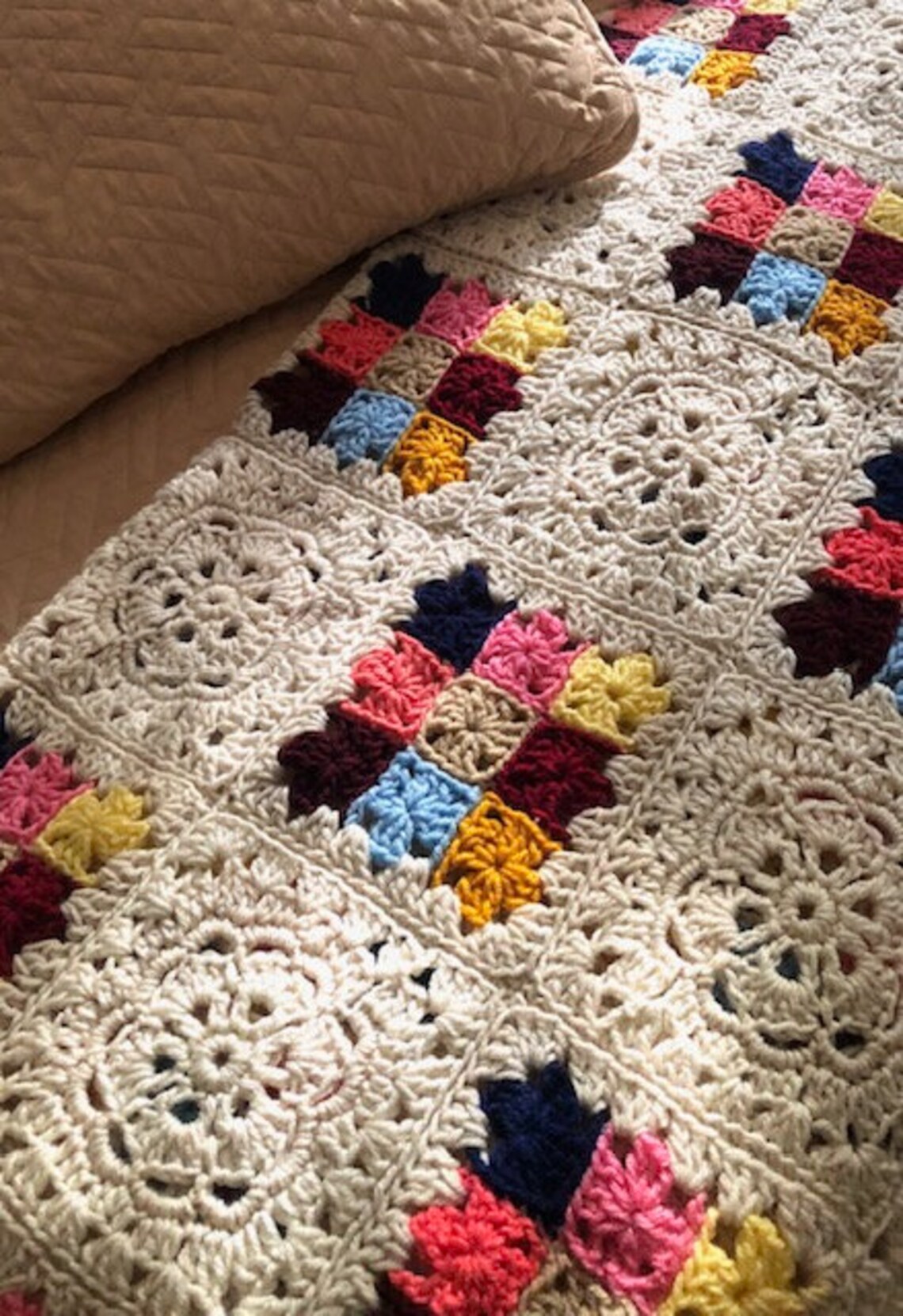 Country Nine Patch Croquilt Crochet Pattern - Etsy