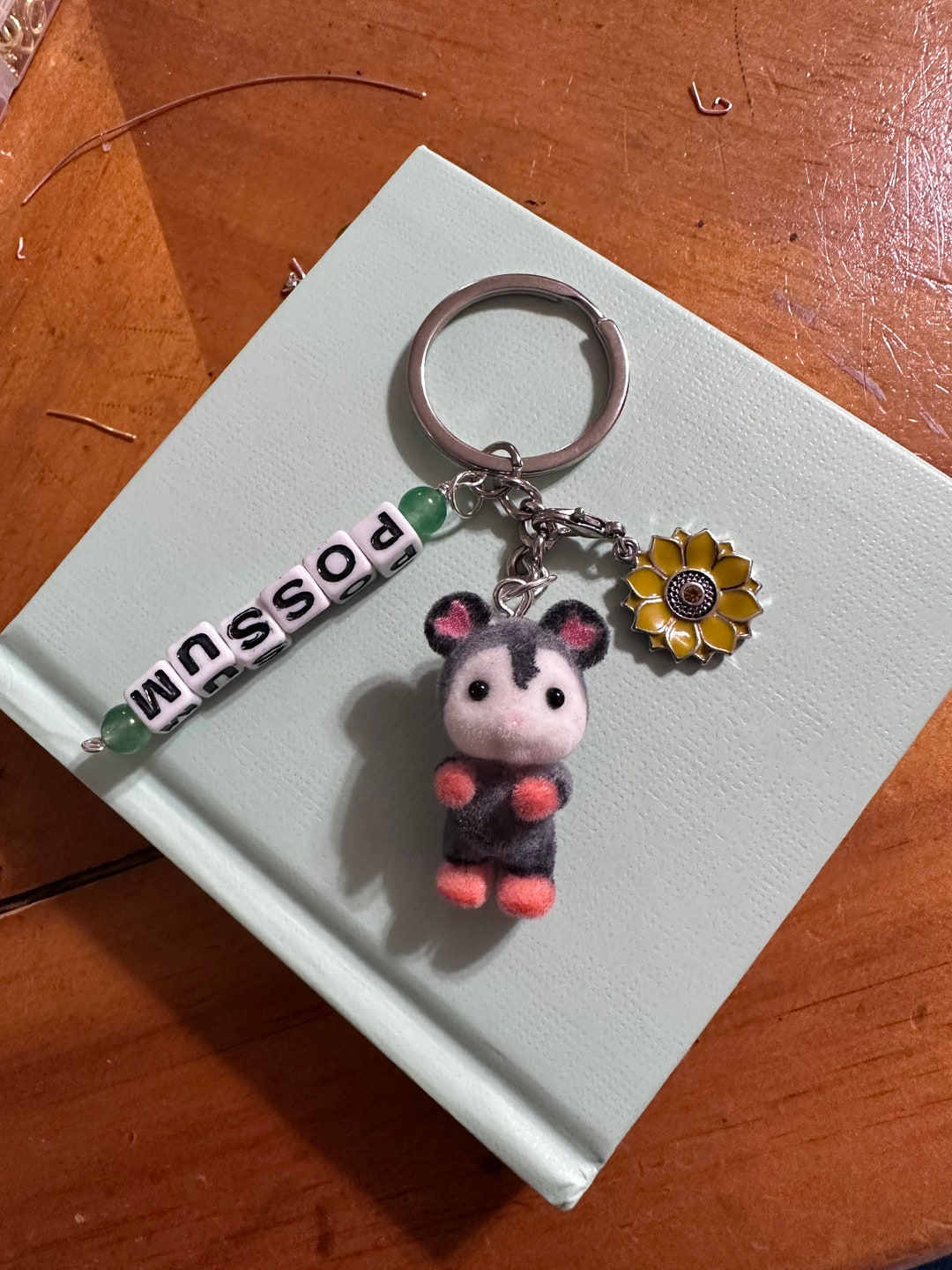 Calico Critter Baby Possum, Cat, and Mouse Keychains - Etsy