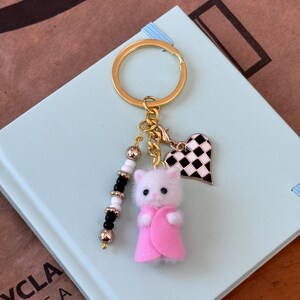 Calico Critter Baby Possum, Cat, and Mouse Keychains - Etsy