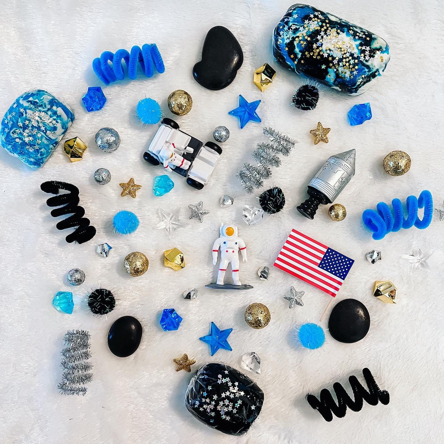 Outer Space Sensory Dough Kit Play Dough Sensory Bin Sensory Kit ...