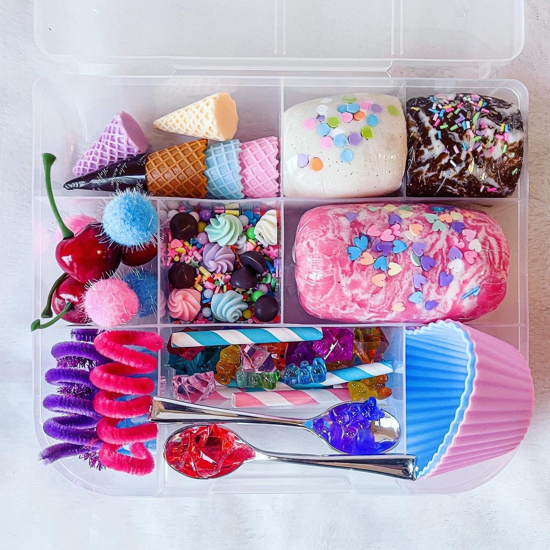 Ice Cream Sensory Dough Kit | Play Dough | Sensory Bin | Sensory Kit ...