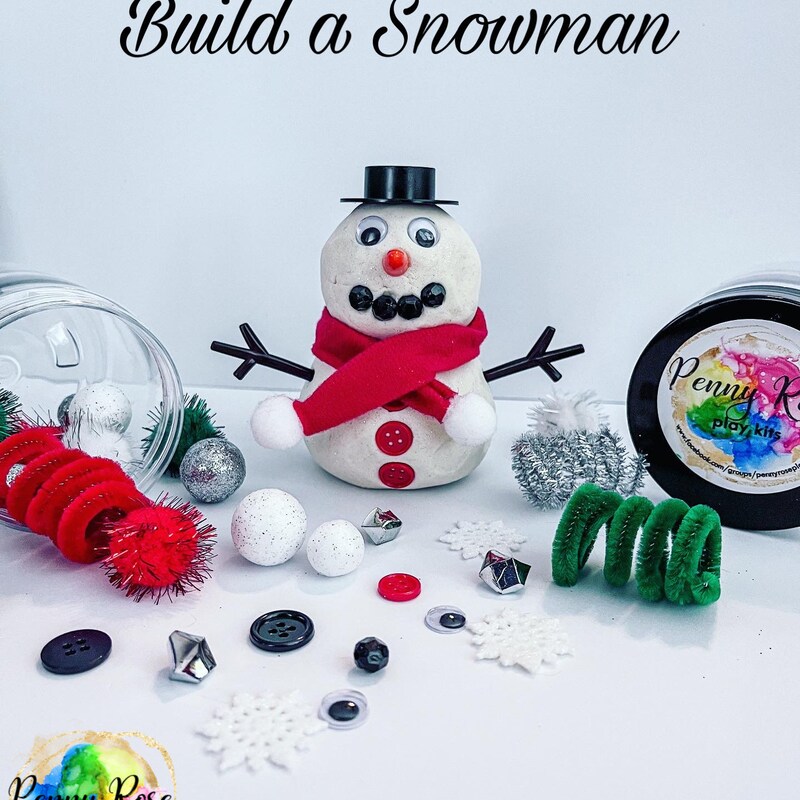 Playdoh Snowman Kit - Etsy