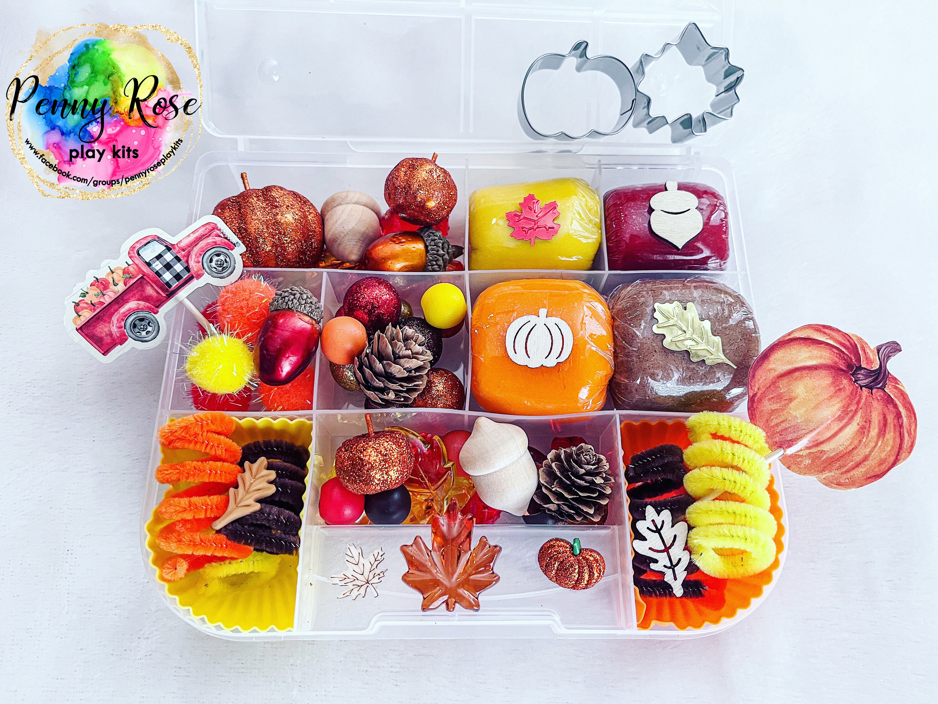 Fall Sensory Dough Kit | Play Dough | Sensory Bin | Sensory Kit ...