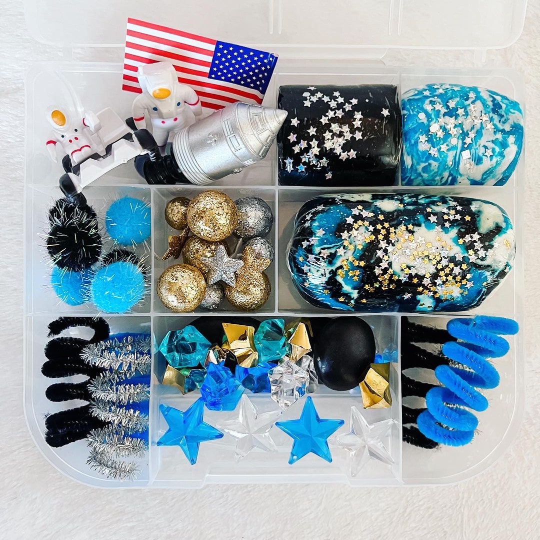 Outer Space Sensory Dough Kit | Play Dough | Sensory Bin | Sensory Kit ...