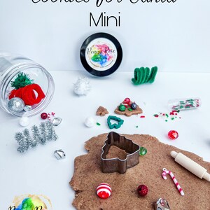 Cookies for Santa Play Dough Kit Play Dough Kit Sensory Kit Christmas ...