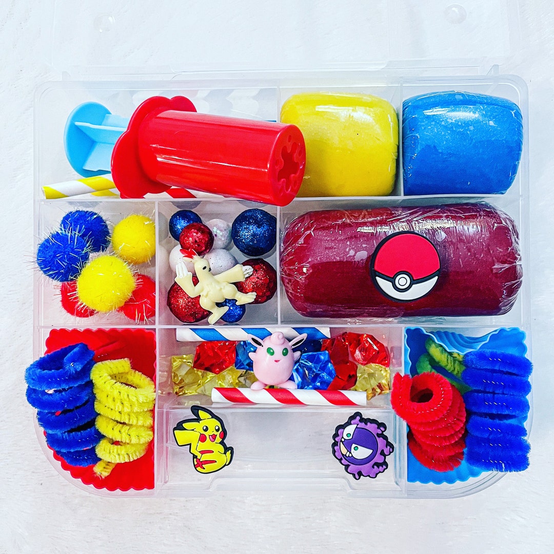 Pokémon Sensory Dough Kit | Play Dough | Sensory Bin | Sensory Kit ...