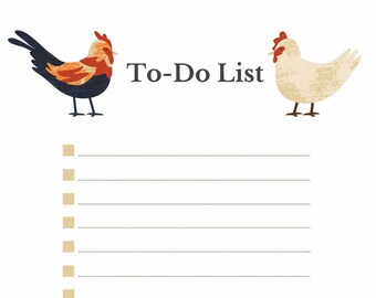 Farm to Do List - Etsy