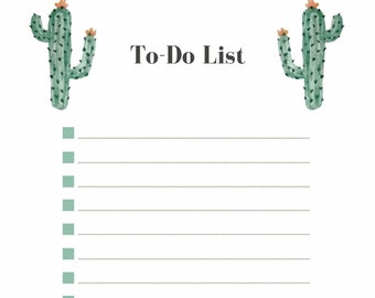 Rose Corner To-do List Printable - Etsy