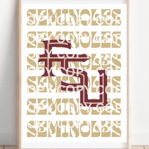 Fsu Printable - Etsy