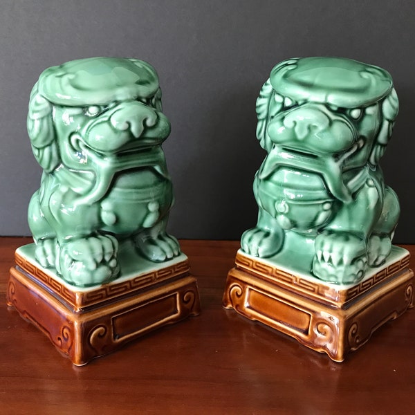 Green Foo Dogs - Etsy