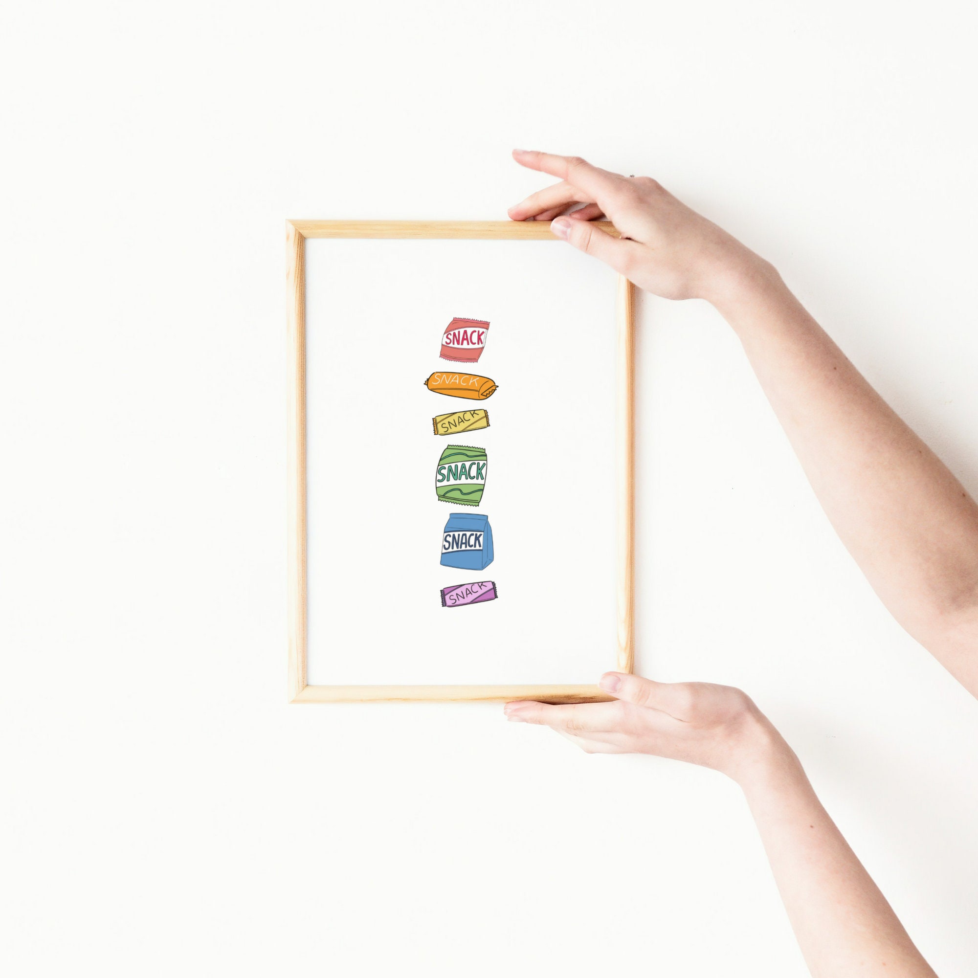 Rainbow Pride Snack Print: Vibrant LGBT Art for Gallery Wall & - Etsy