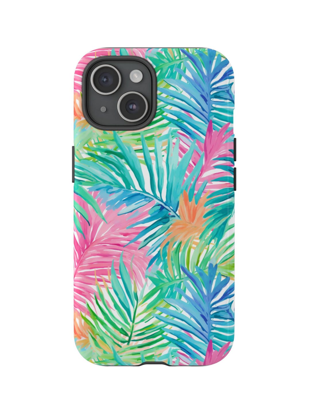 Palm Tree Leaves Phone Case, iPhone 15 Pro Max Tough Phone Cases ...