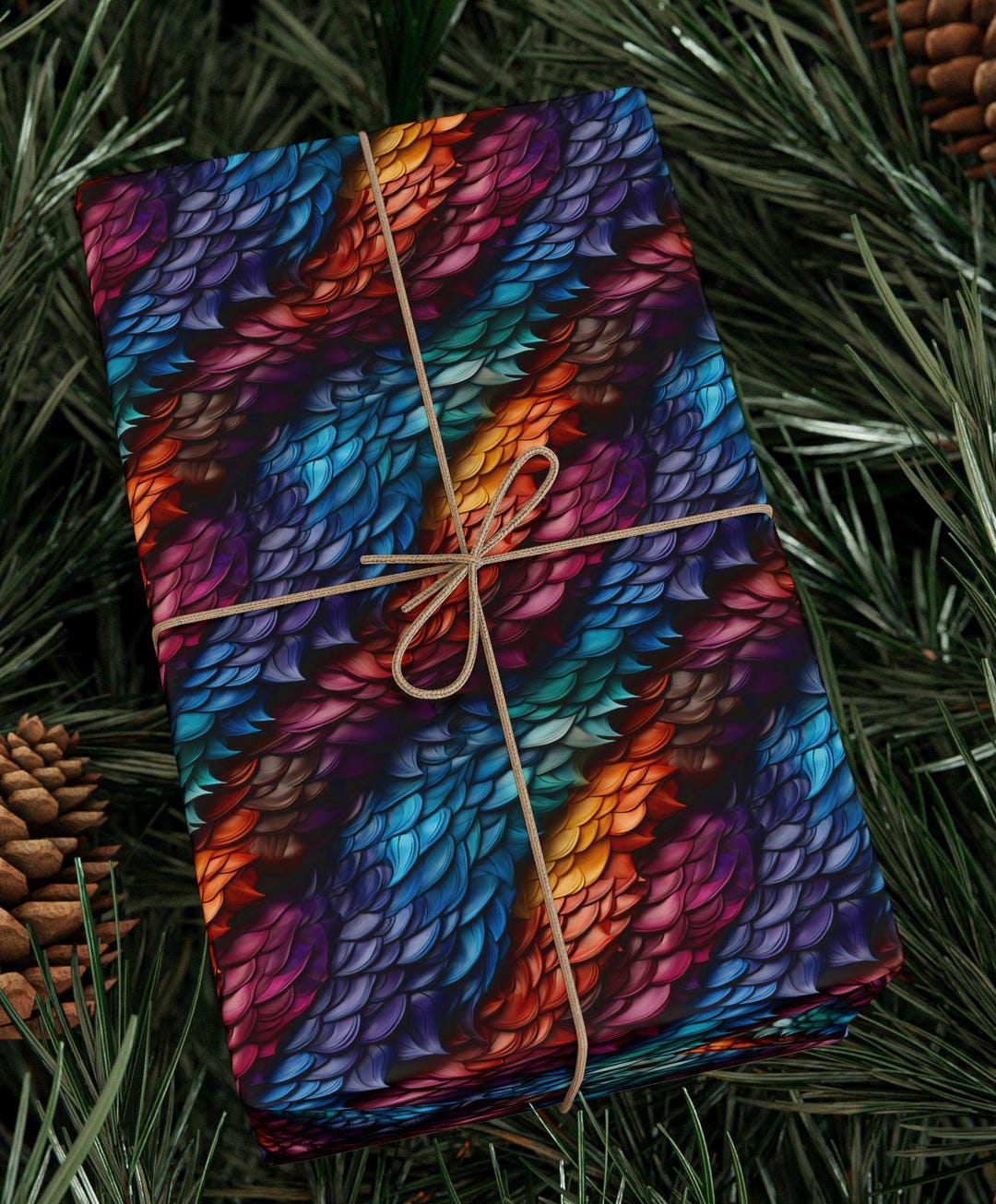 Wrapping Papers, Dragon Scales Gift Wrap Roll, Dragon Lover, Dragon ...