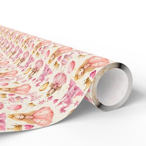 Princess Wrapping Paper, Fairytale Castle Gift Wrap, Princess Birthday ...