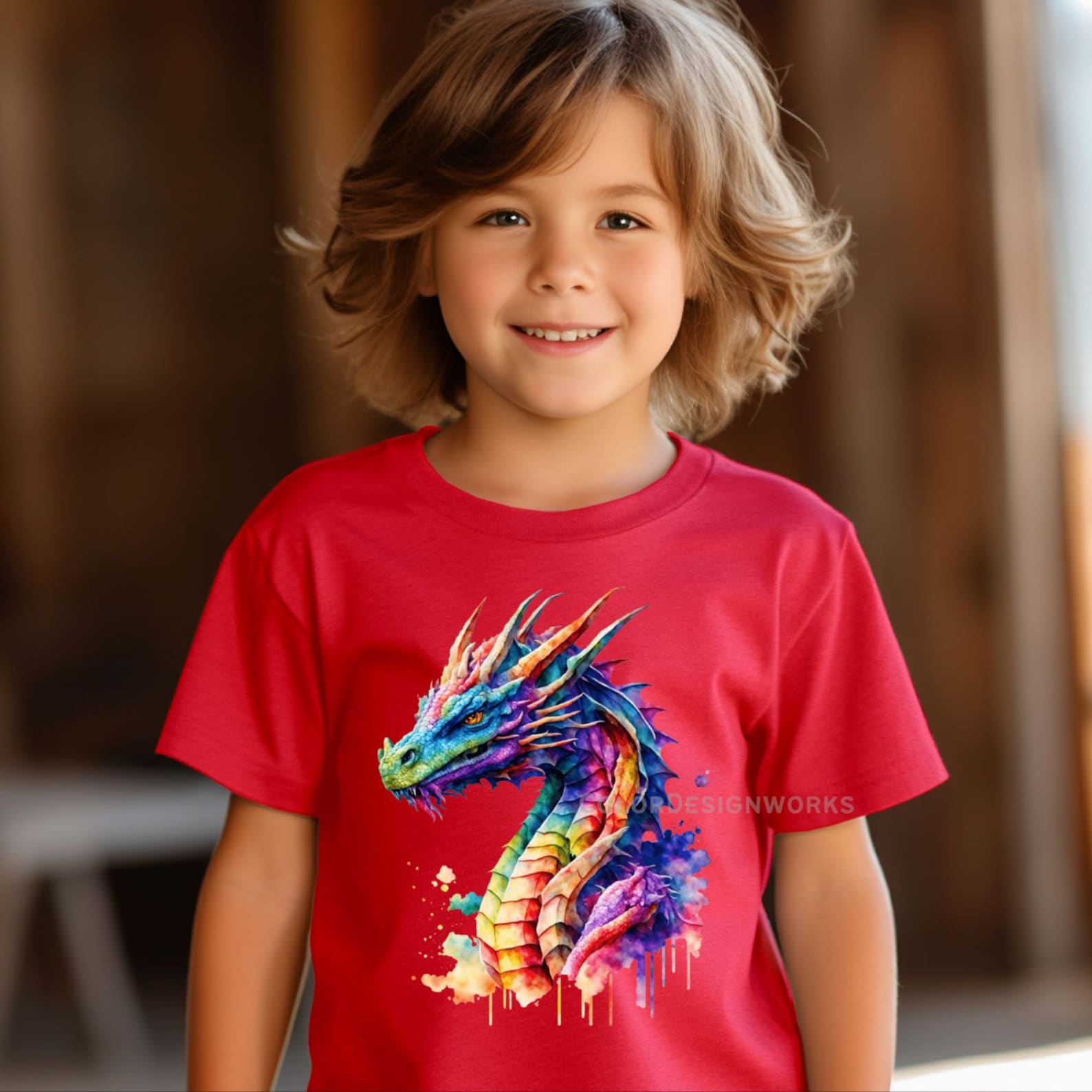 Dragon Shirt, Kid's Youth Shirt, Dragon Birthday Shirt, Dragon Tee ...